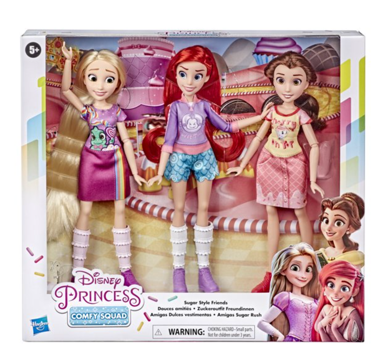 Disney Princess Comfy Squad Sugar Style 3-Pack New with Box – I Love Characters