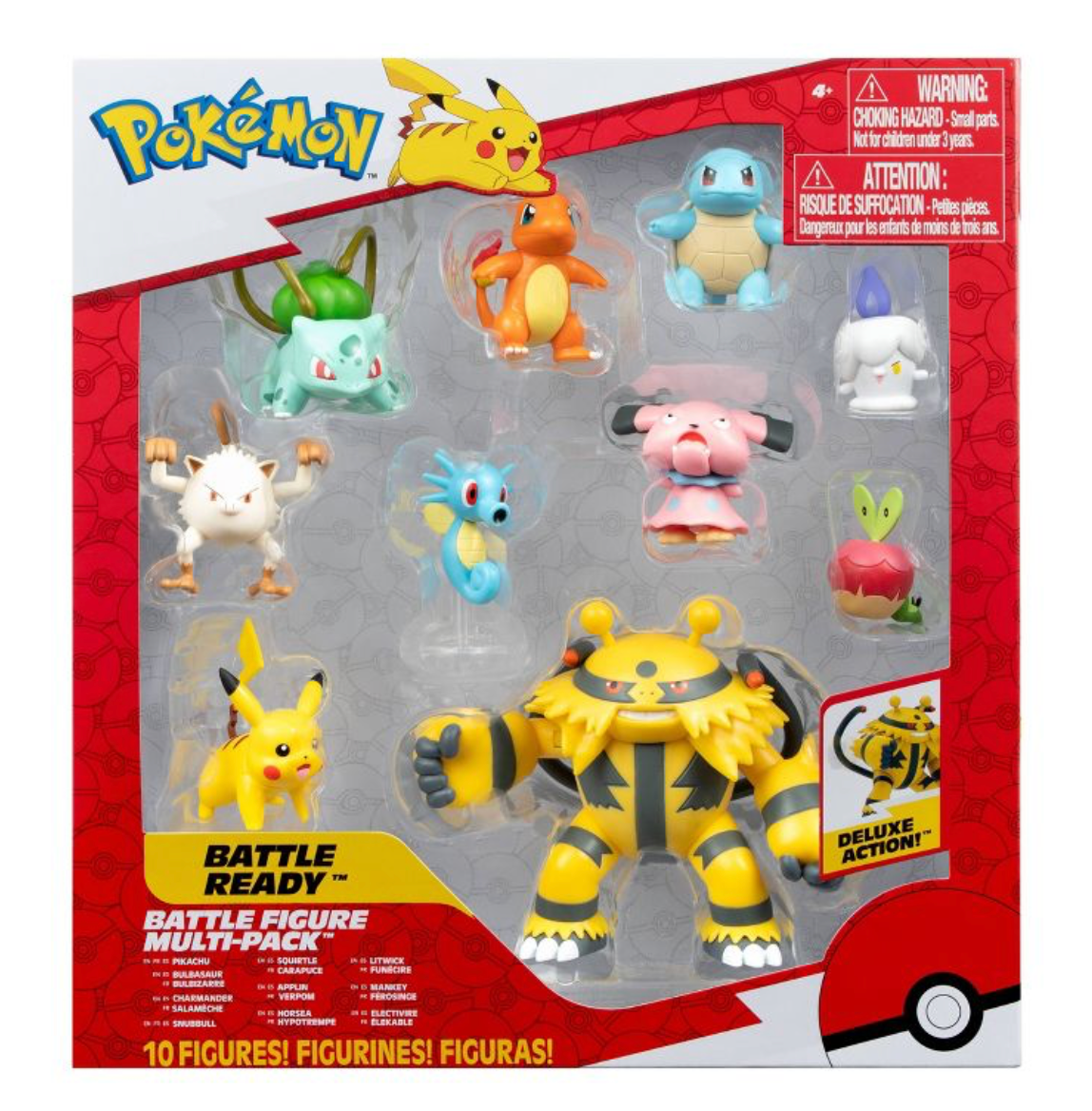 Pokémon Battle Ready Action Figure Set Exclusive - 10pk Toy New with T ...