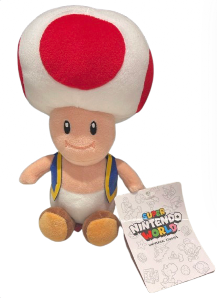 Universal Studios SUPER NINTENDO WORLD Toad Small Plush Toy New With T ...
