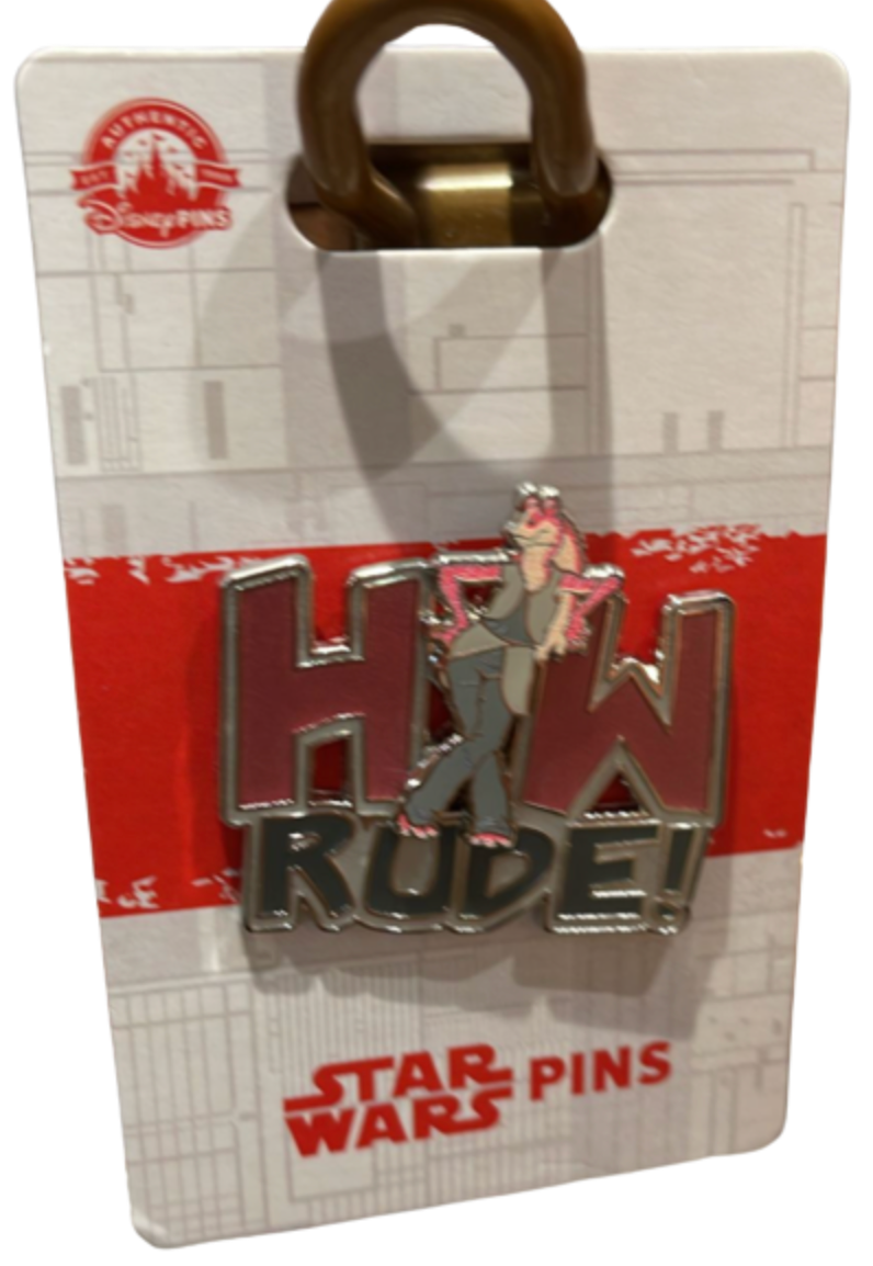 Disney Parks Star Wars How Rude! Pin New With Card – I Love Characters
