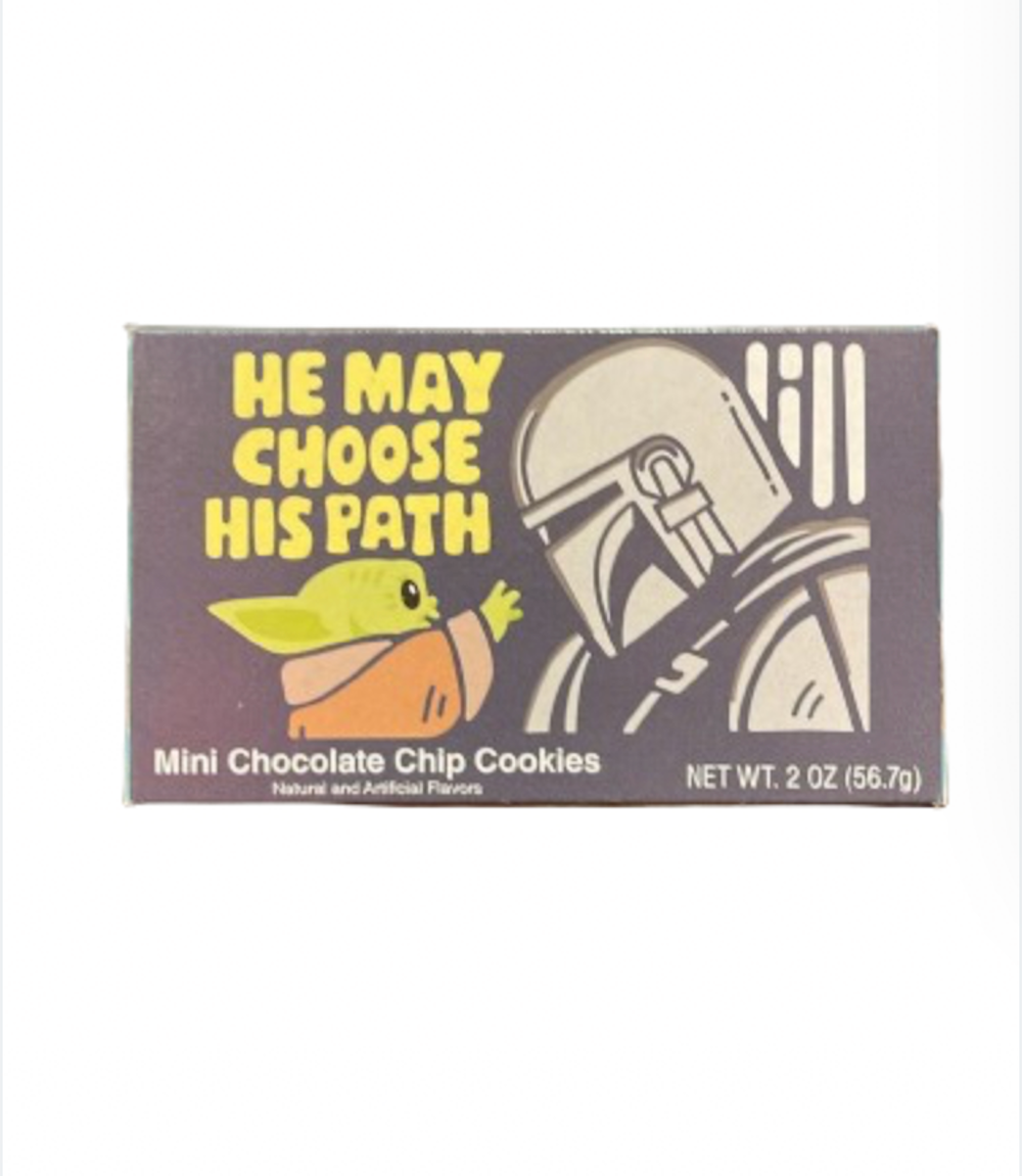 Disney Parks Star Wars Mandalorian Grogu Mini Chocolate Chip Cookies N ...