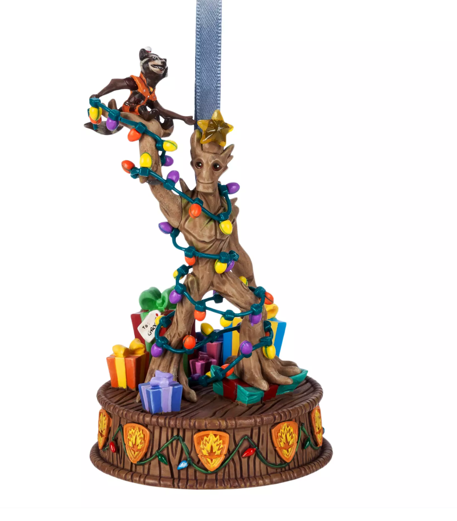 Disney Guardians of the Galaxy Rocket Groot Light-Up Christmas Sketchb ...