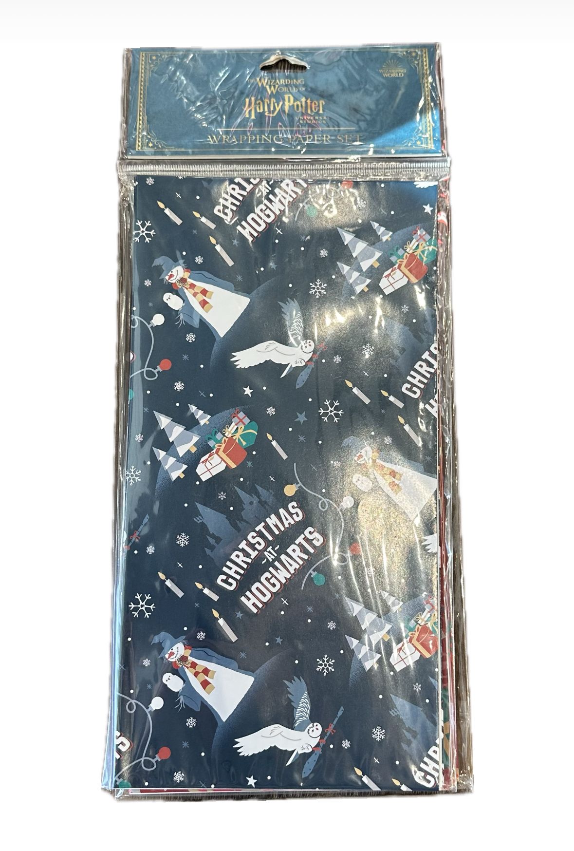 Universal Studios Harry Potter Christmas at Hogwarts Wrapping Paper Se ...