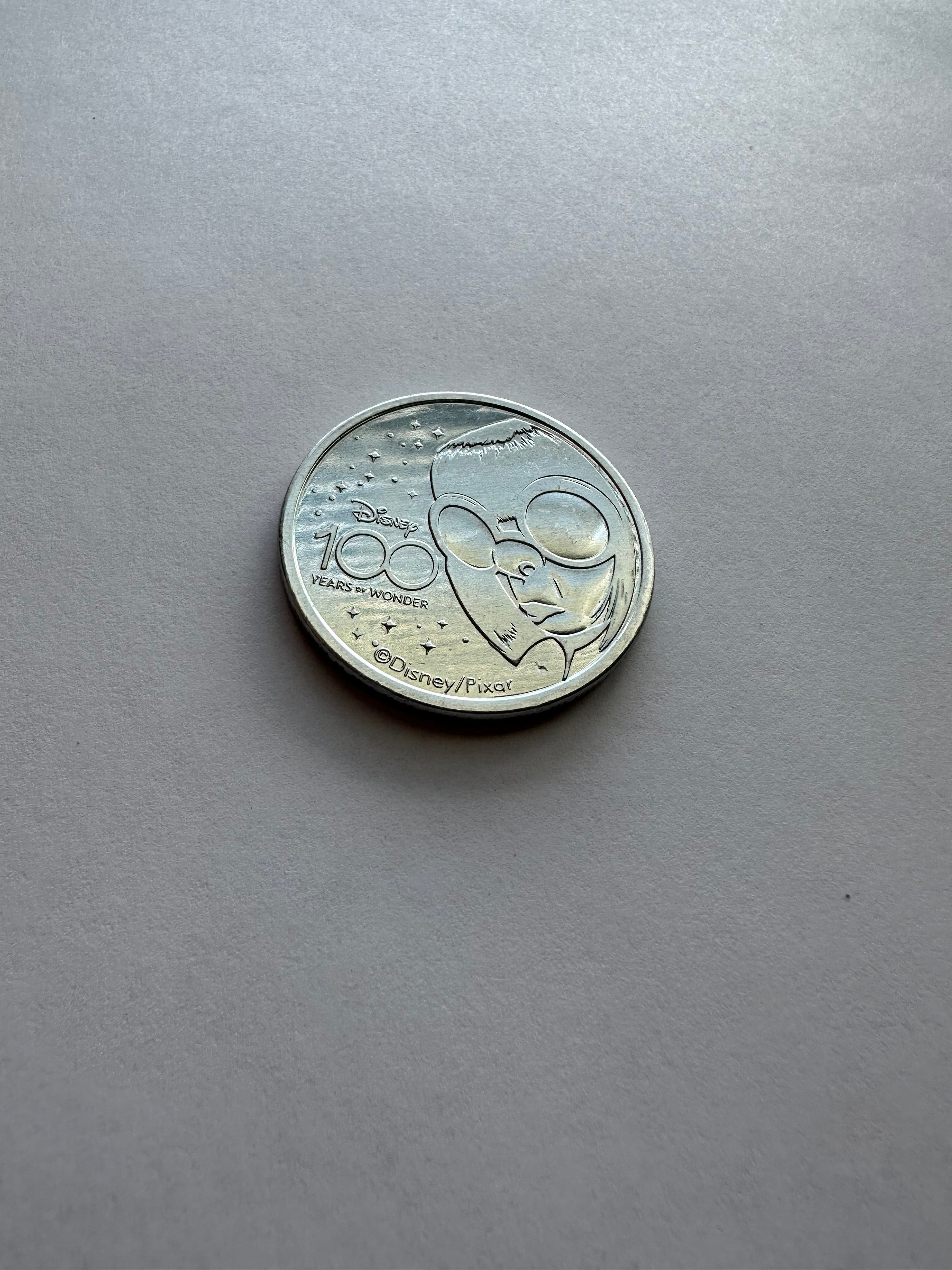 Disney 100 Years of Wonder Celebration Edna Mode Coin Medallion New – I ...