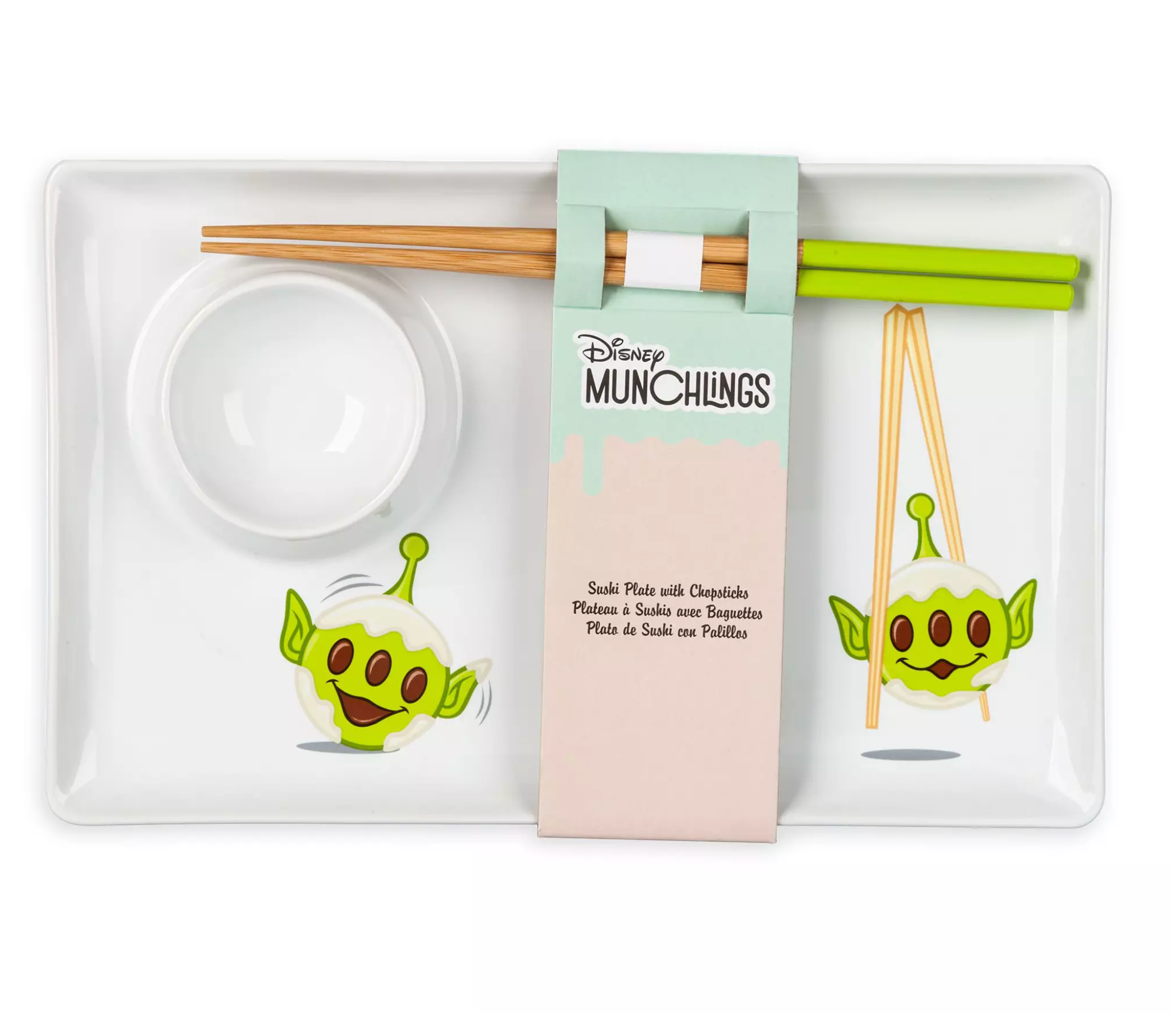 Disney Munchlings Sensational Snacks Toy Story Alien Sushi Plate Chops ...