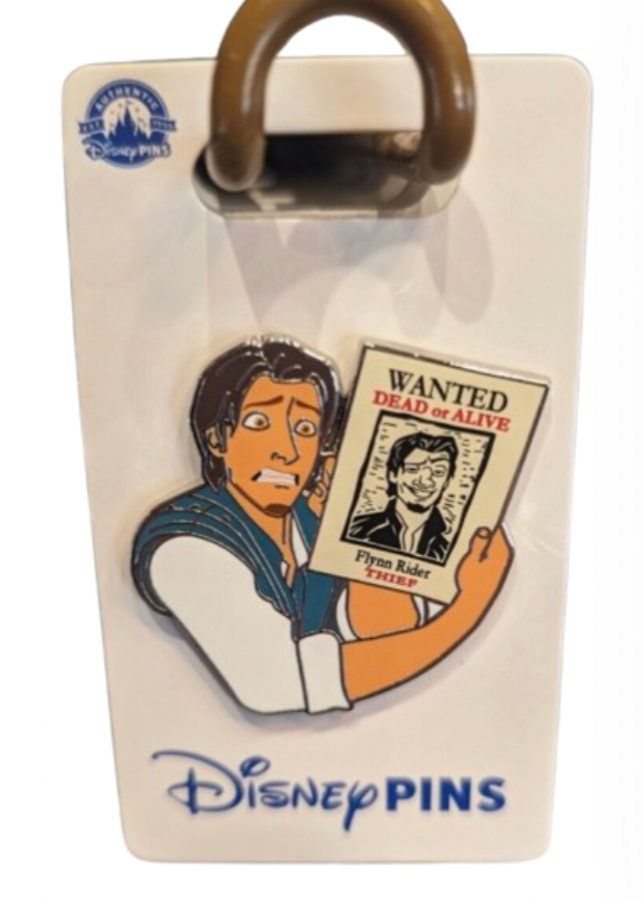 Disney Parks Flynn Rider Tangled Wanted Poster Pin New with Card – I ...
