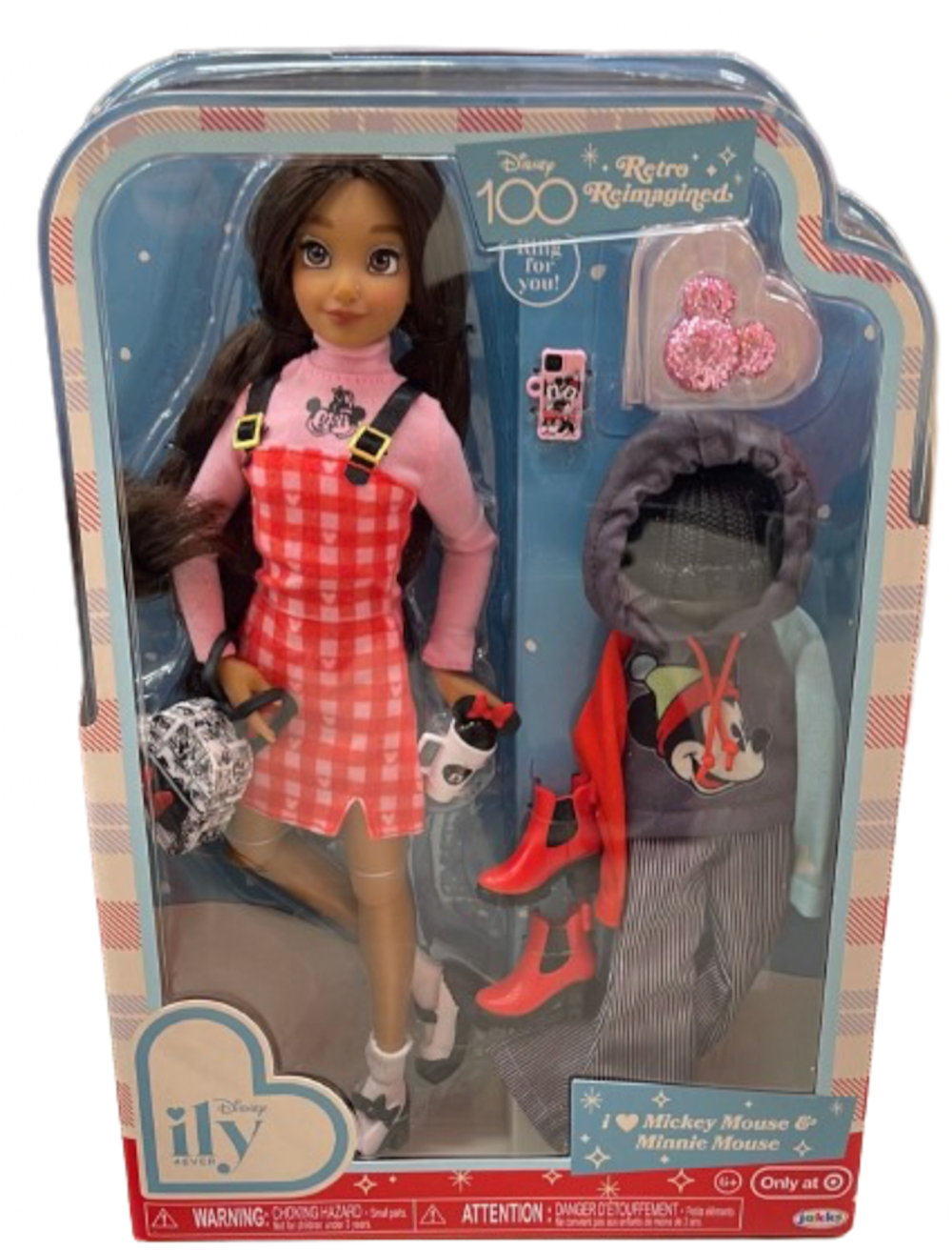 Disney 100 Ily 4EVER Doll Inspired by Mickey Minnie with Accessories N ...