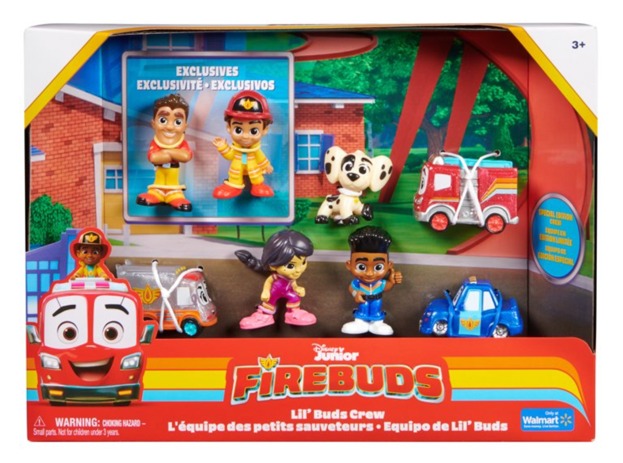 Disney Junior Firebuds, Lil Buds 8 Collectible Toy Figures & Stickers ...