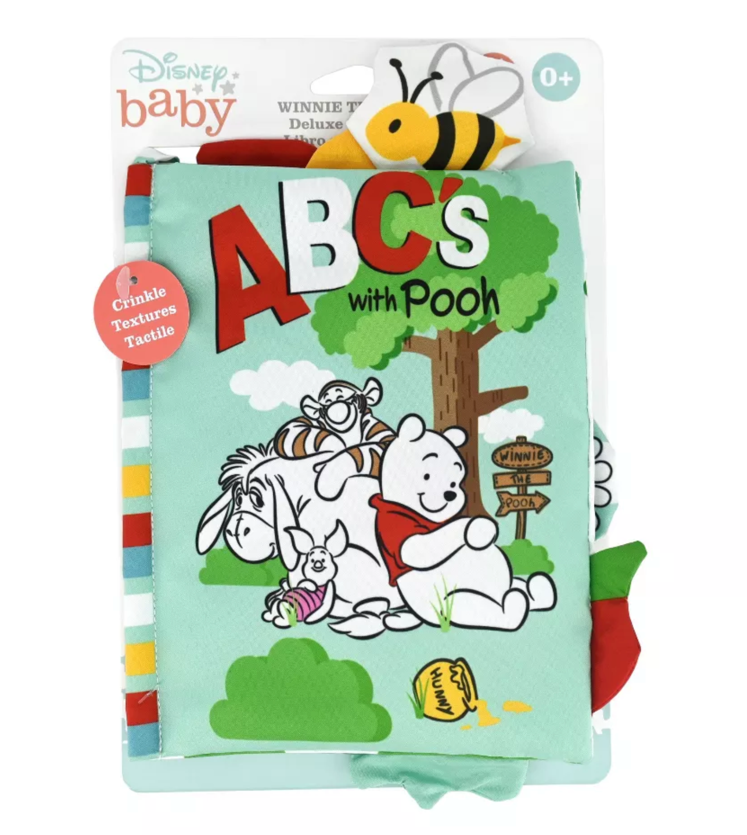 Disney Baby Winnie the Pooh Deluxe Soft Book ABC's with Pooh New with ...