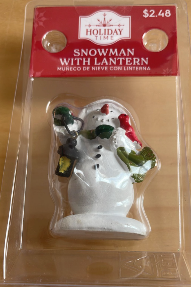 Holiday Time Snowman With Lantern Christmas Figurine New With Box – I ...