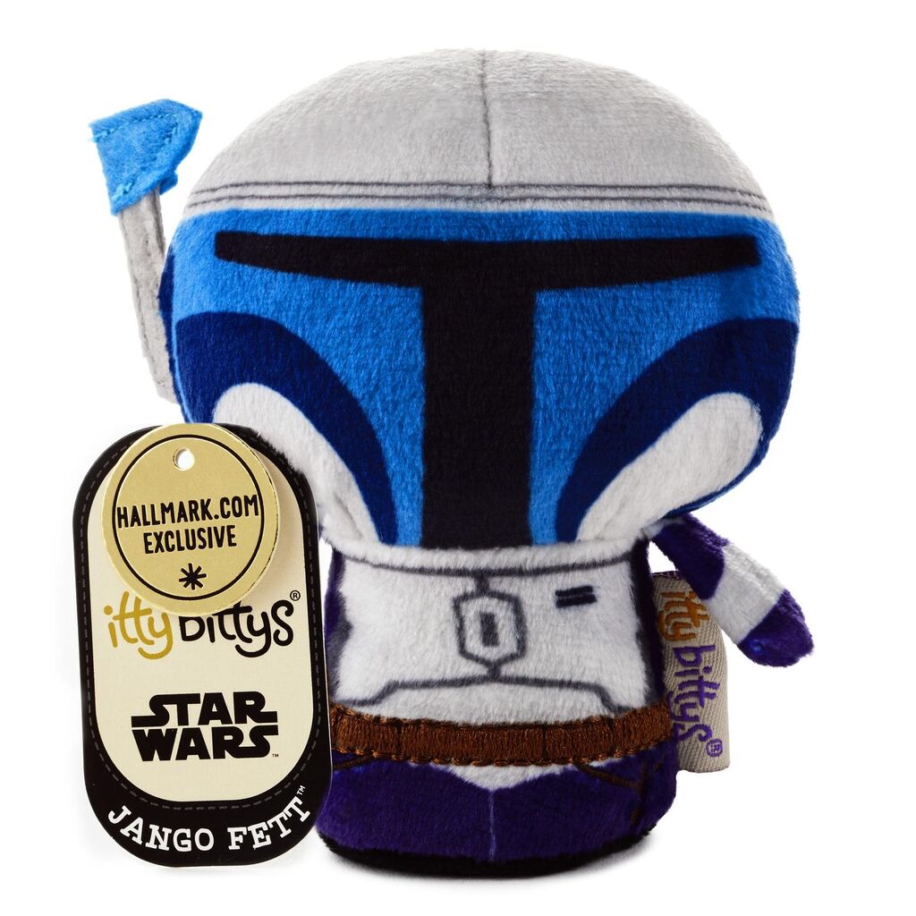 Hallmark Star Wars ango Fett Limited Edition Itty Bittys Plush New wit ...