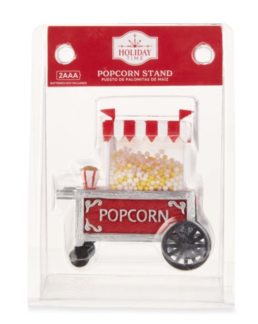 Holiday Time Popcorn Stand Christmas Figurine New With Box – I Love ...
