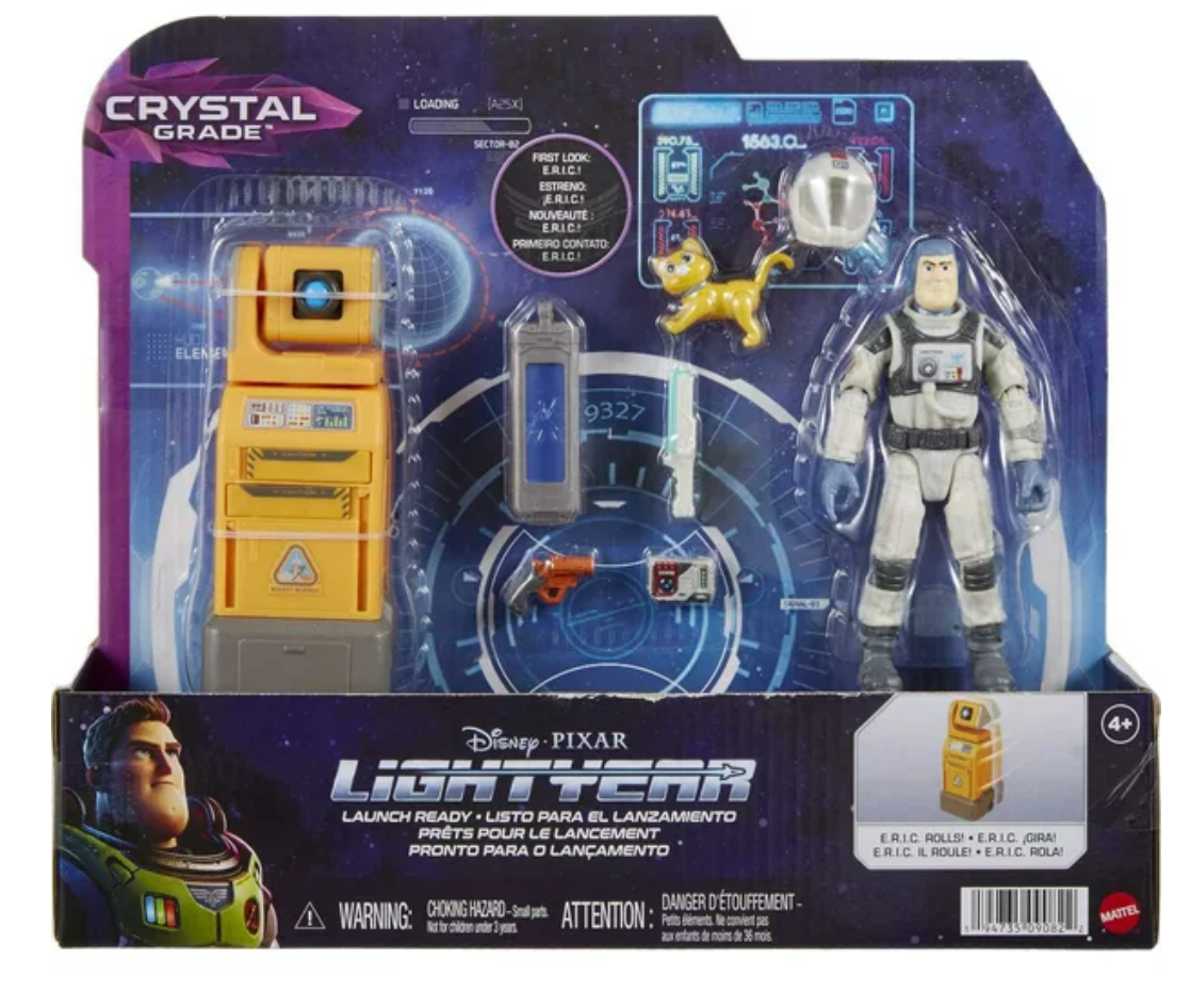 Disney Pixar Lightyear Crystal Grade Launch Ready Buzz & Eric Pack New ...