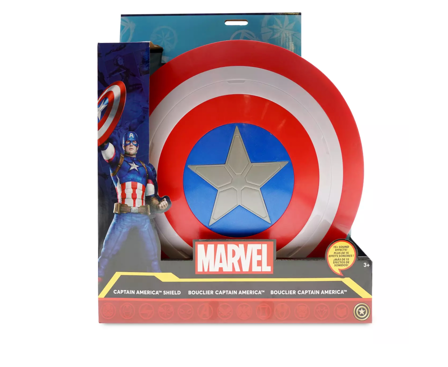 Disney Marvel Captain America Shield Toy with Sounds New with Box – I ...