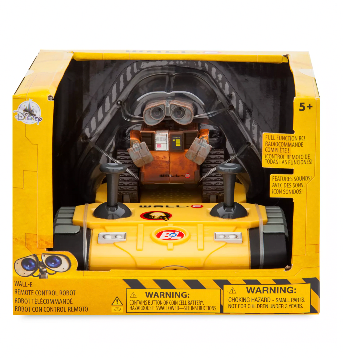 Disney Pixar WALL•E Remote Control Robot Features Character Sounds New ...