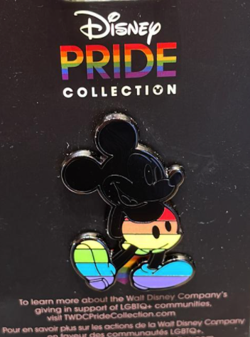 Disney Parks Mickey Mouse Rainbow Pride Collection Pin New With Card ...
