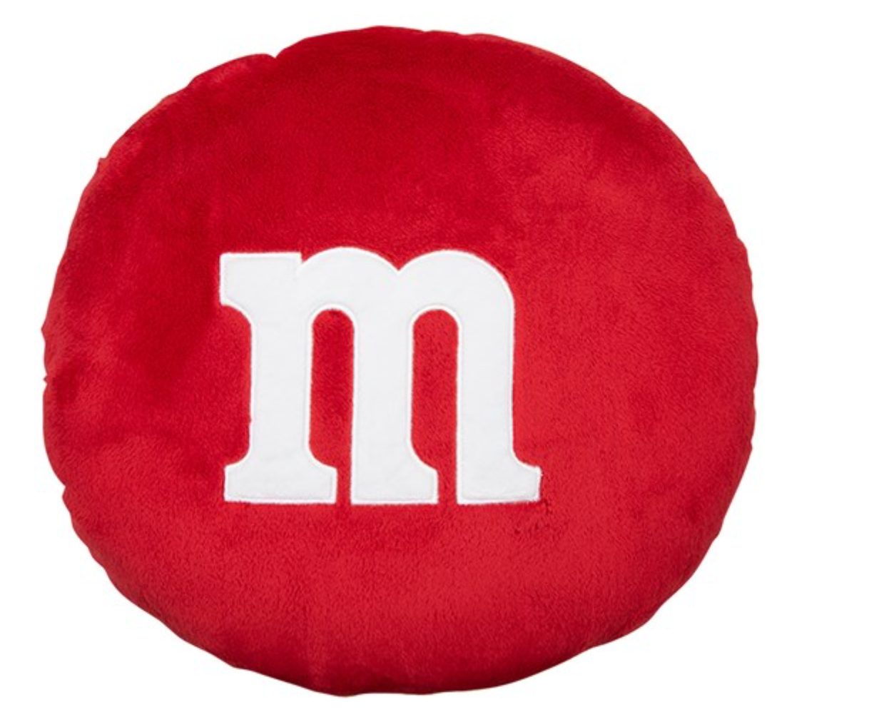 M&M's World Red Pillow M New with Tags – I Love Characters