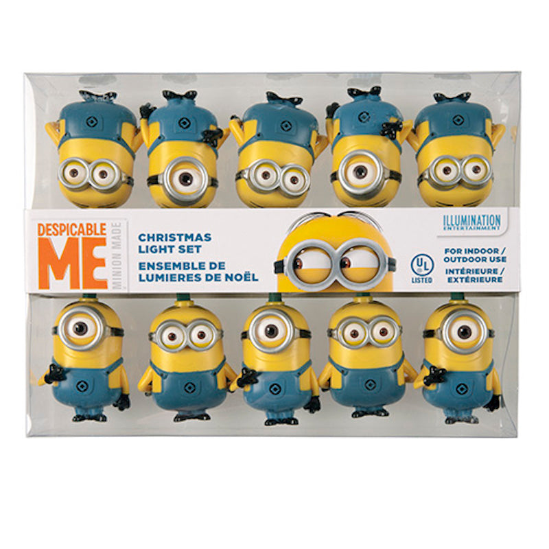Universal Studios Despicable Me Minion Christmas Light Set New with Bo ...