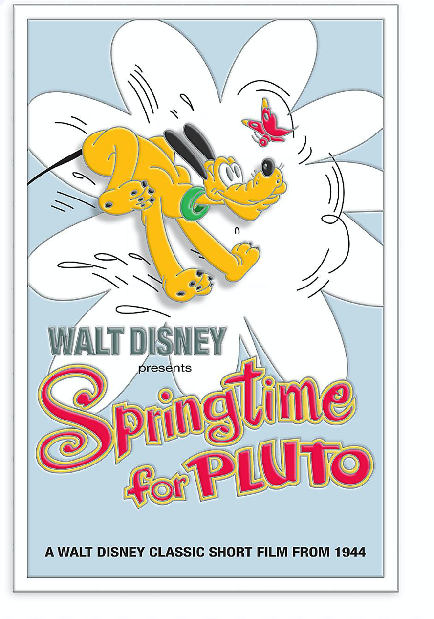 Disney Parks Pluto 90th Pin Springtime for Pluto Limited Edition New w ...