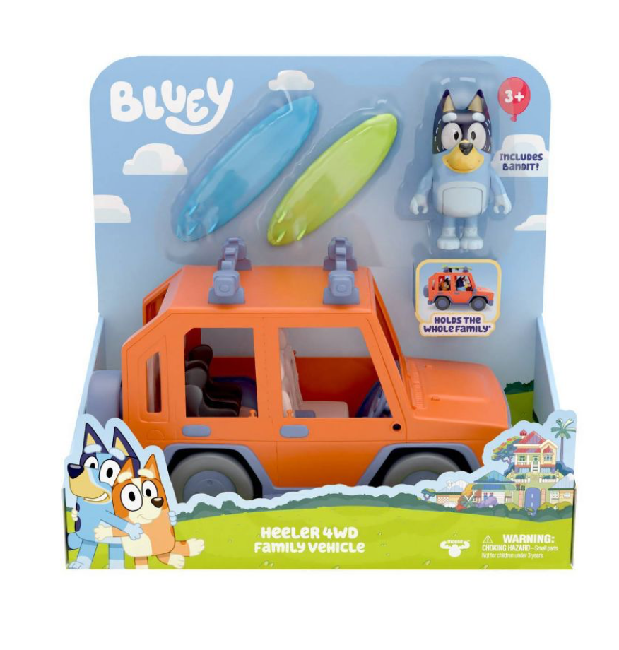 Bluey Heeler 4WD Family Vehicle Toy New With Box – I Love Characters