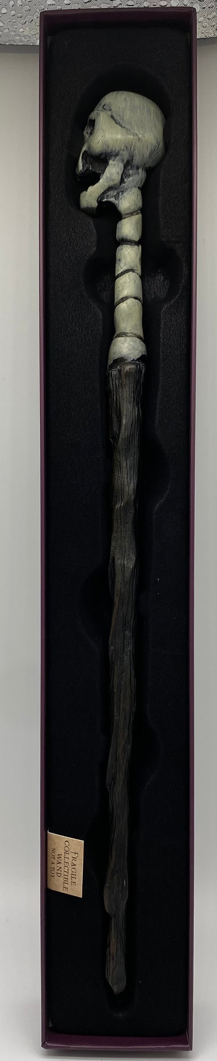 Universal Studios Death Eater Skull Wand From Harry Potter New with Bo ...