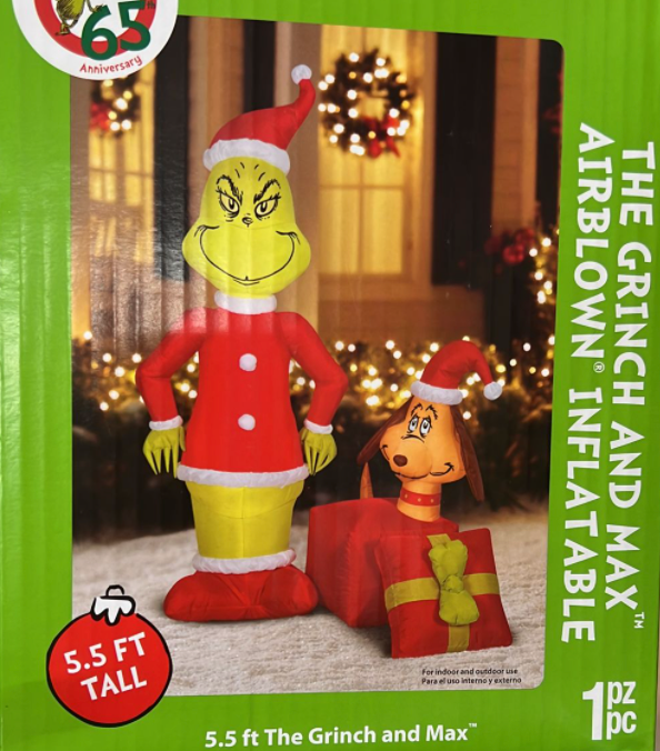 Dr. Seuss The Grinch and Max Airblown Inflatable 5.5ft New With Box – I ...
