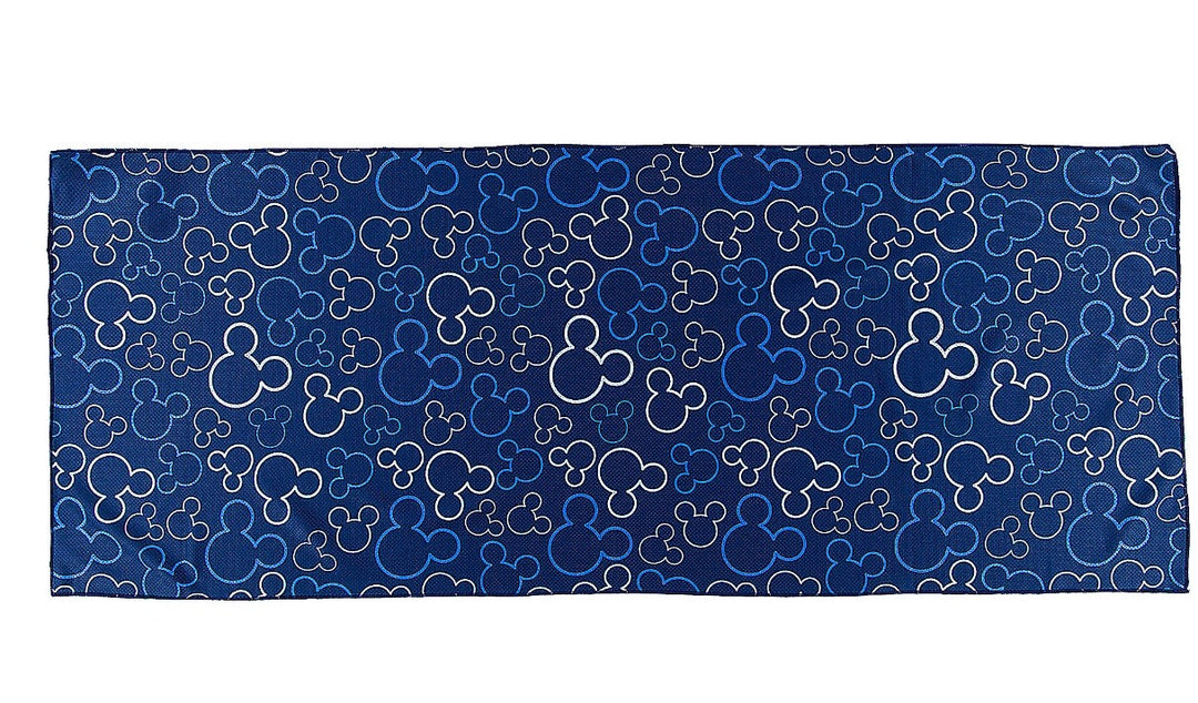 Disney Parks Mickey Mouse Blue Icon Cooling Towel By Coolcore New with I Love Characters